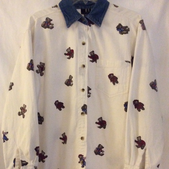 Rue21 | Tops | Vtg Rue Twenty One Bear Long Sleeves | Poshmark